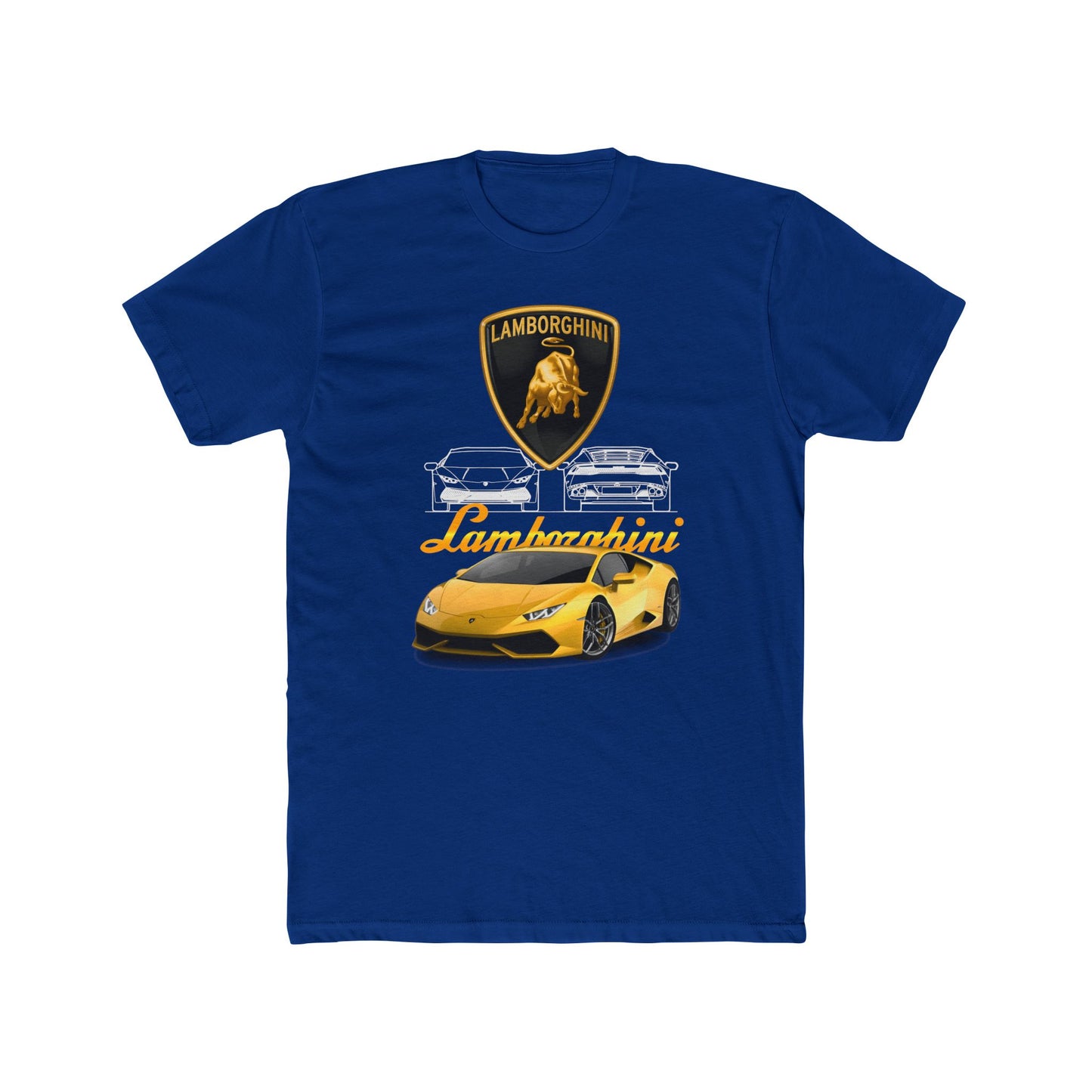 Lamborghini Graphic Unisex Cotton Crew T-shirt – CreativeRino