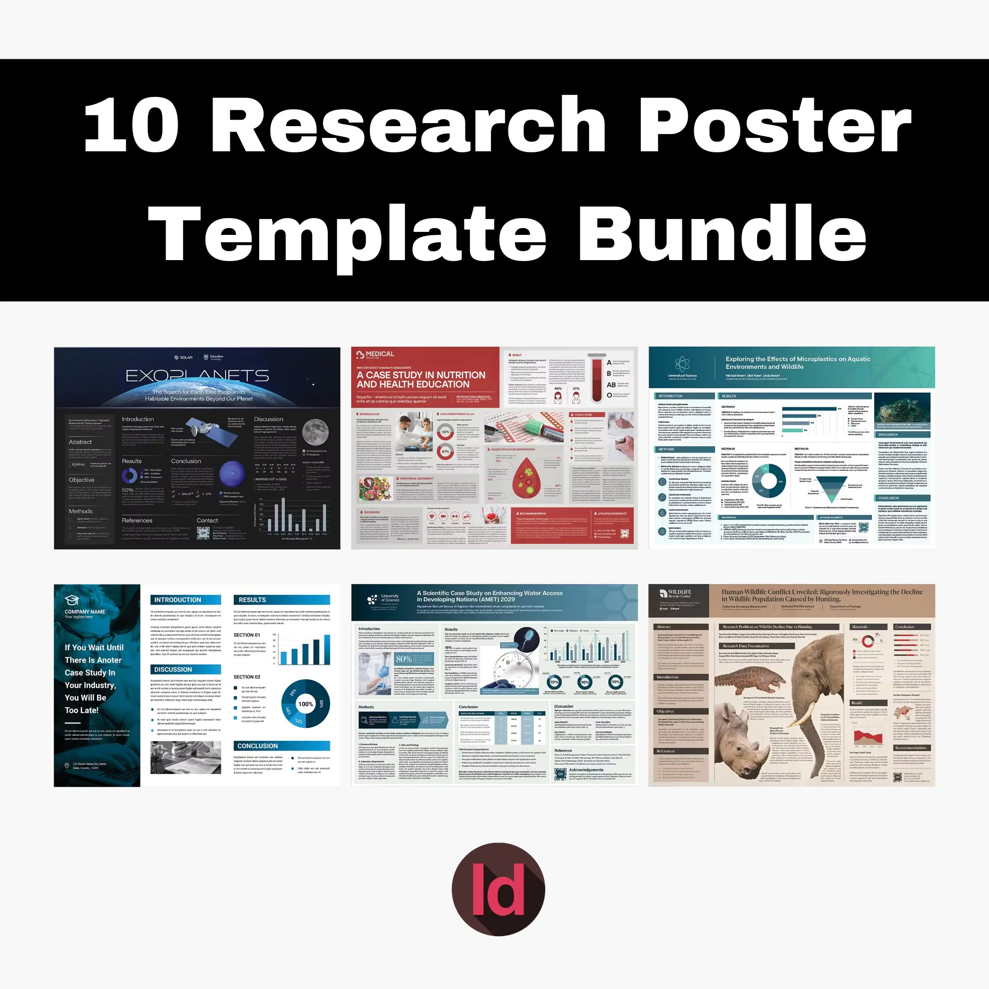 10 Research Poster Template Bundle | Academic Scientific Medical Resea ...