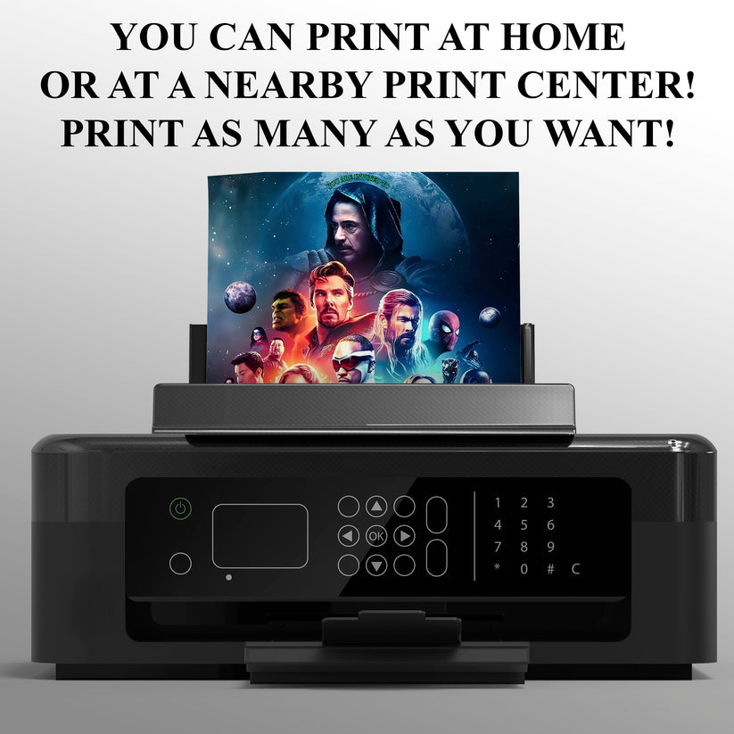 Avengers Doomsday Birthday Invite Template | Dr Doom Invitation ...