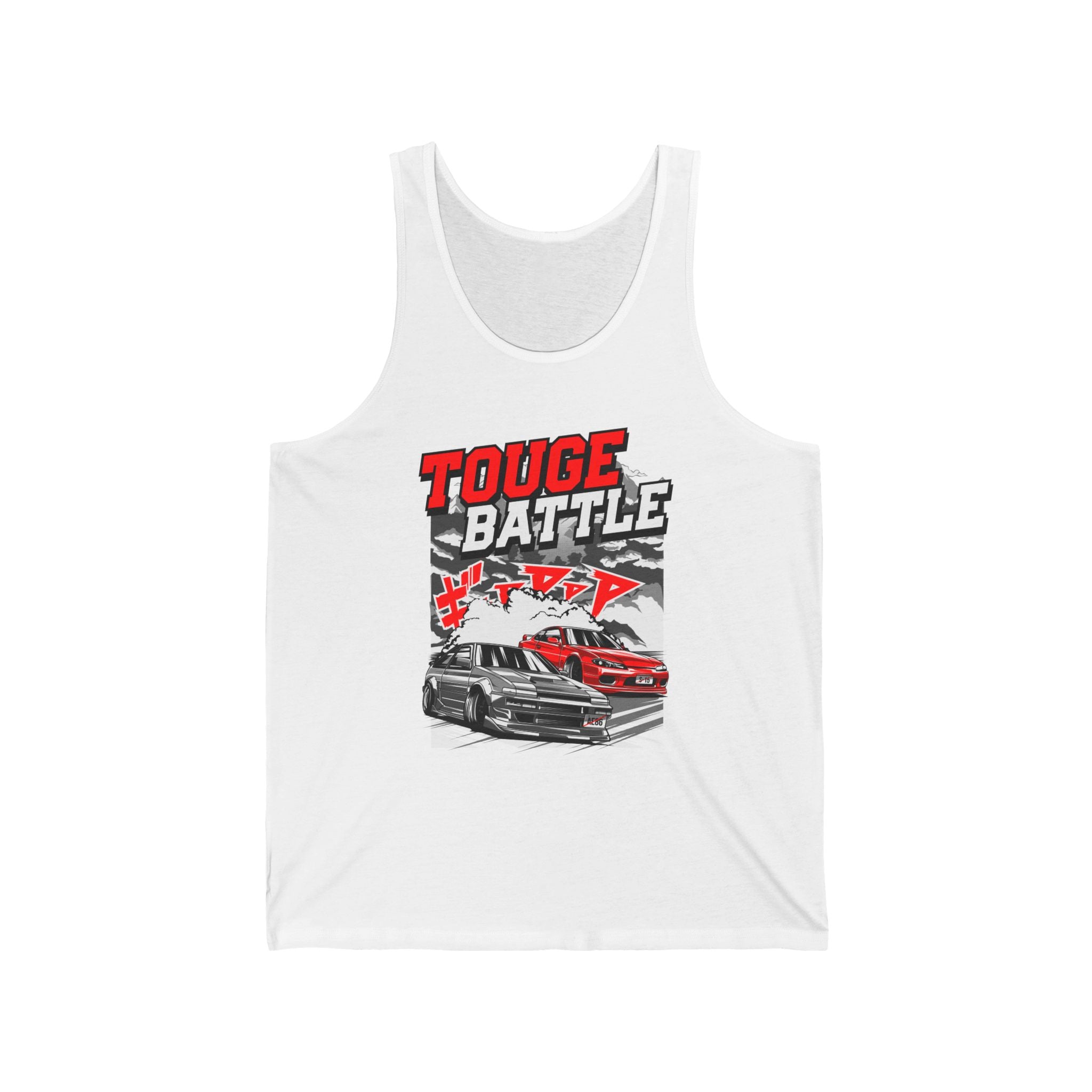 Touge Battle Unisex Jersey Tank – Cool Racing Design for Car Enthusias ...