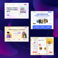 17 Figma UI Design Template Bundle | NFT Mental Health Online Classes – CreativeRino