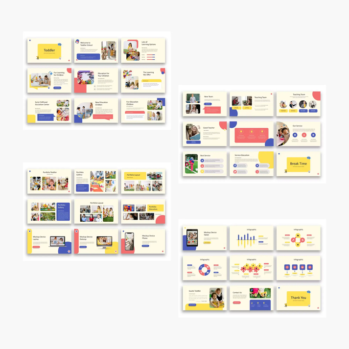 10 Classroom Google Slides and Powerpoint Presentation Template Bundle ...