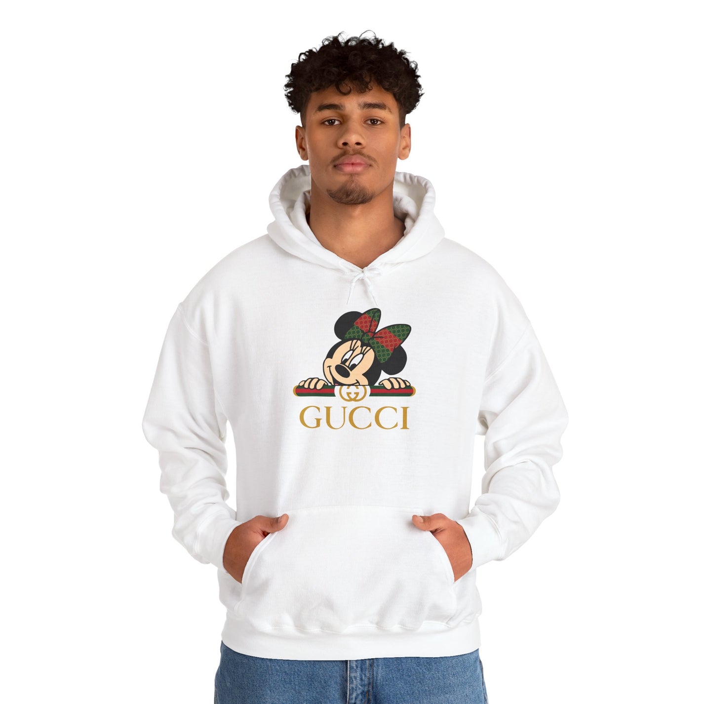Minnie Mouse Gucci Inspired Cozy Hoodie - Holiday Style – CreativeRino
