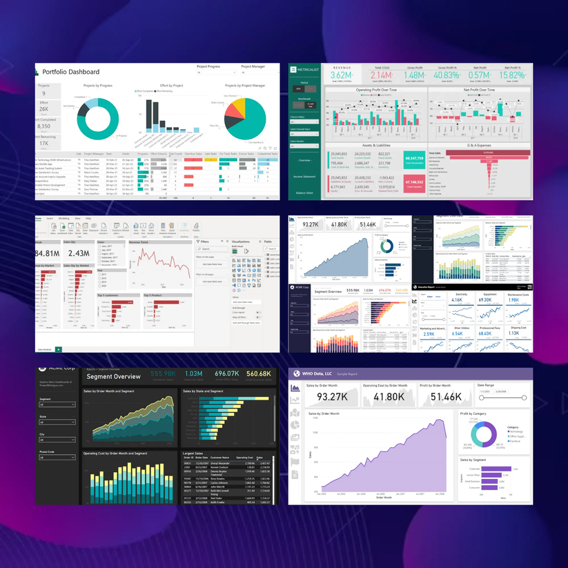 20+ Power BI Dashboard Template Bundle – CreativeRino