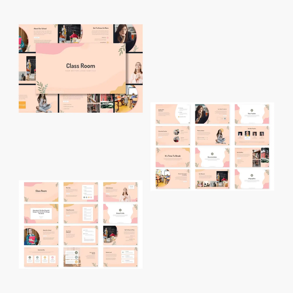 10 Classroom Google Slides and Powerpoint Presentation Template Bundle ...