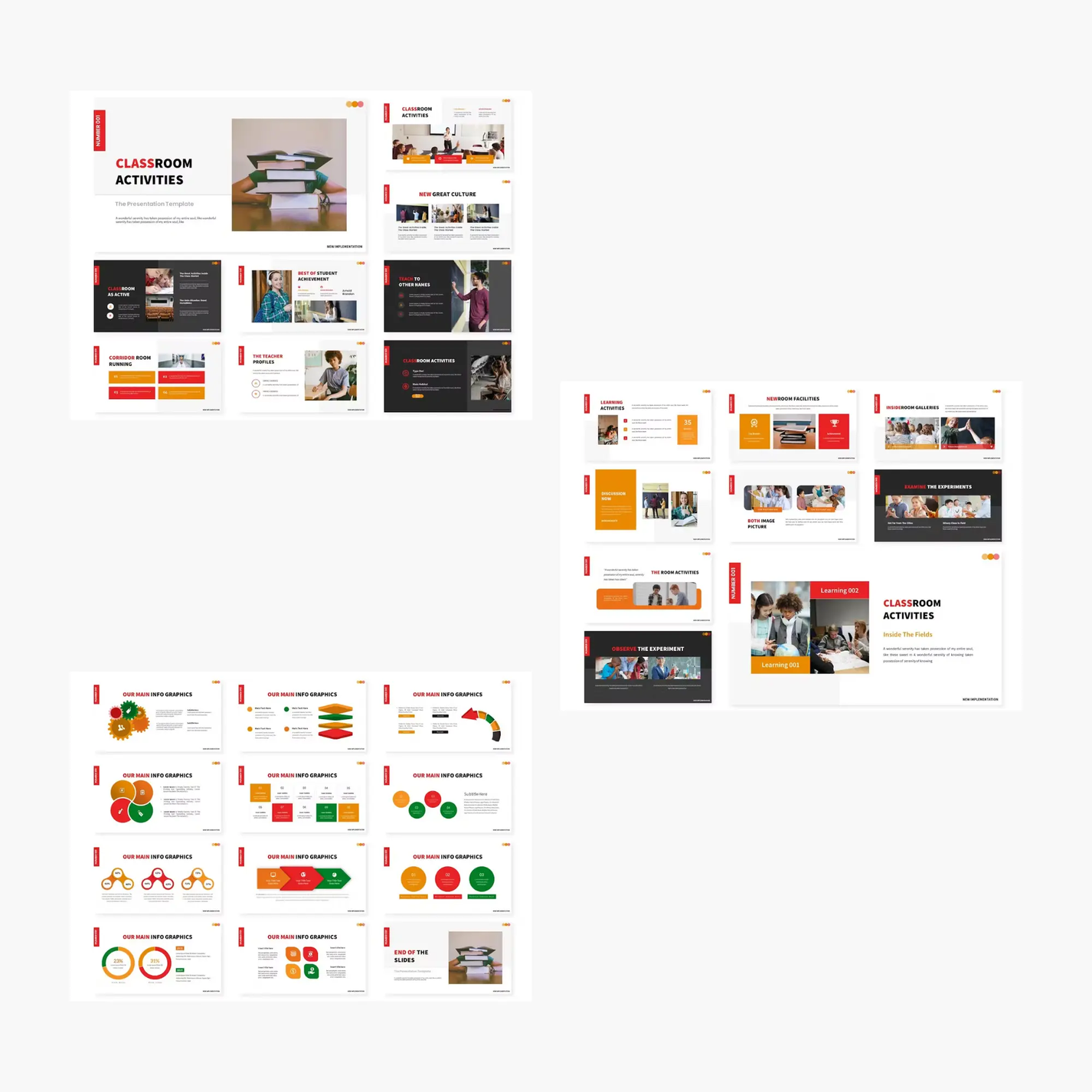 10 Classroom Google Slides and Powerpoint Presentation Template Bundle ...