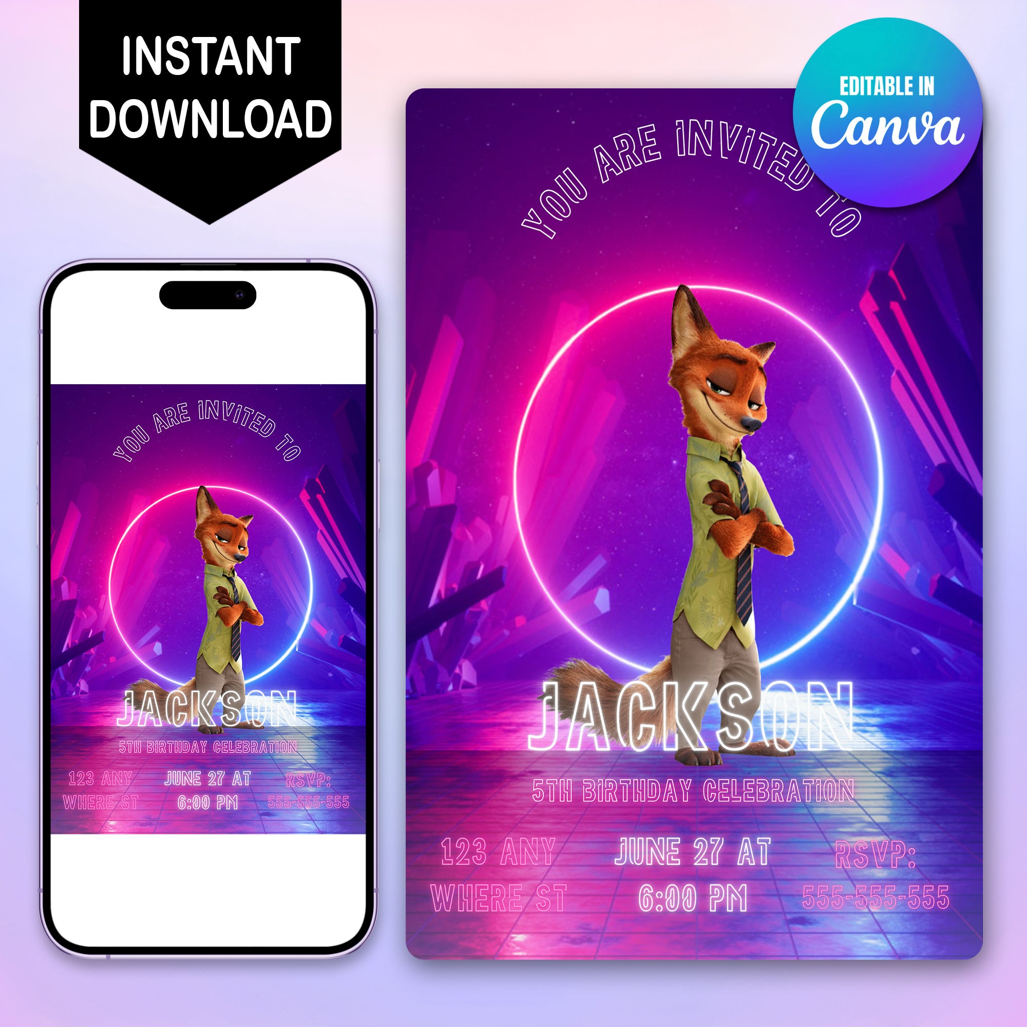 Zootopia 2 Birthday Invitations Just Dropped – CreativeRino