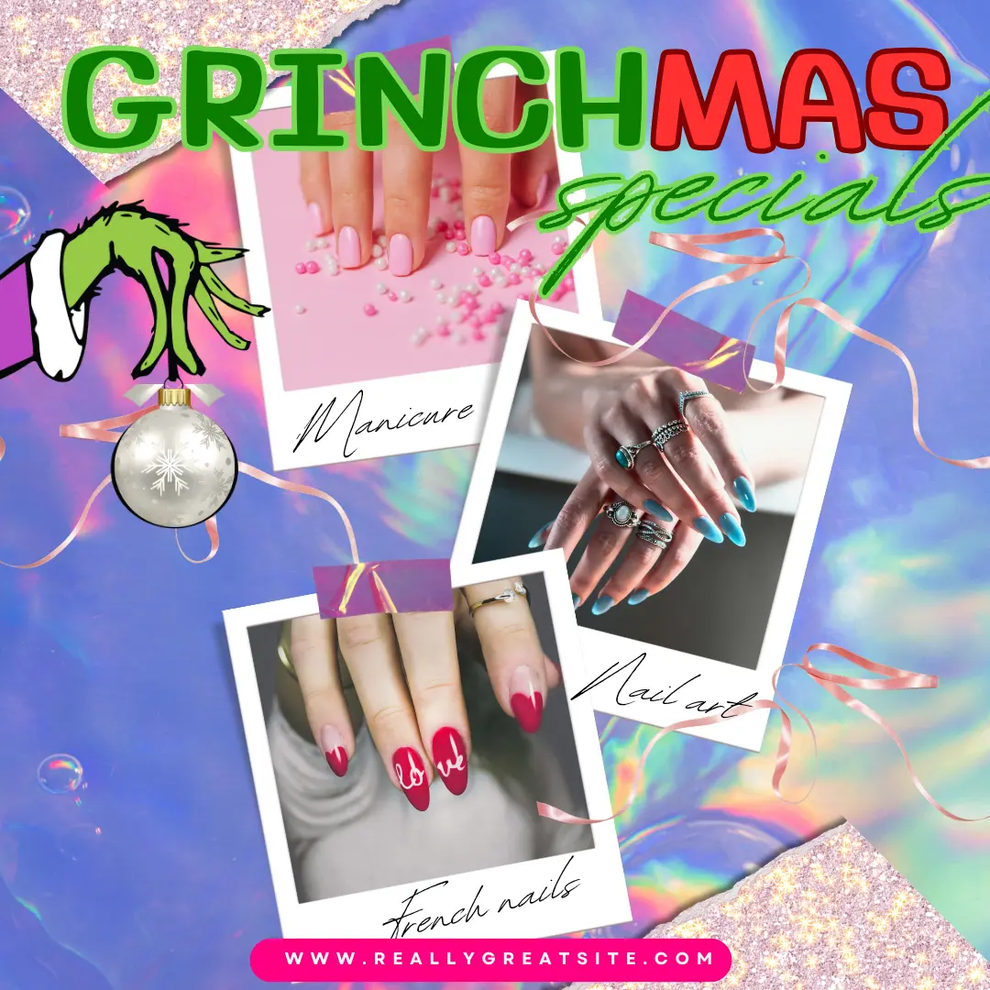Grinchmas Flyer Template | Grinch Christmas Booking Flyer – CreativeRino